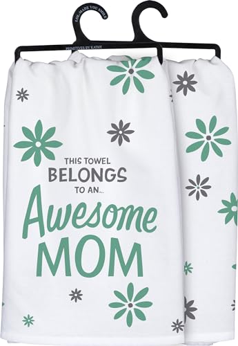 Primitives by Kathy This Towel Belongs to an ... Awesome Mom Decorative Kitchen Towel