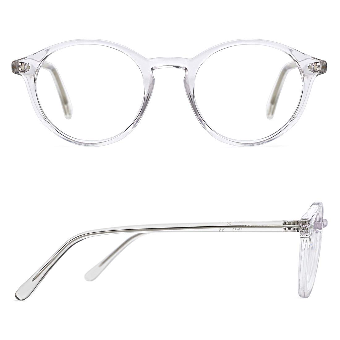 modesoda Kids Glasses,Non-Prescription Optical Eyeglasses,Silicone Flexible Frame with Anti Slip Ear hooks