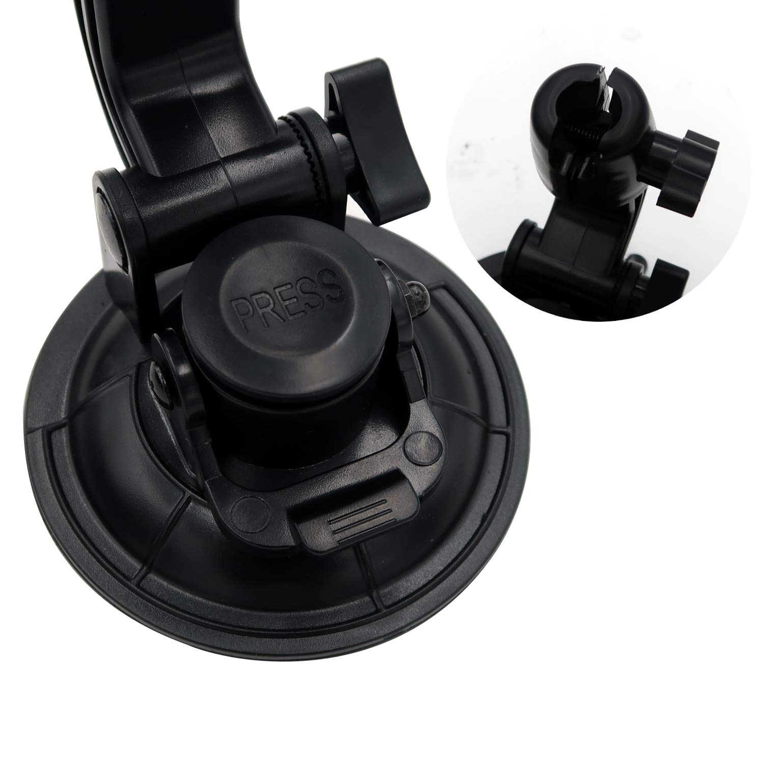 Mcbazel 9 cm 3.5 inches Vacuum Suction Cup Car Windshield Mount Holder Stand for BAOFENG YAESU ICOM Walkie Talkie Mobile Radio