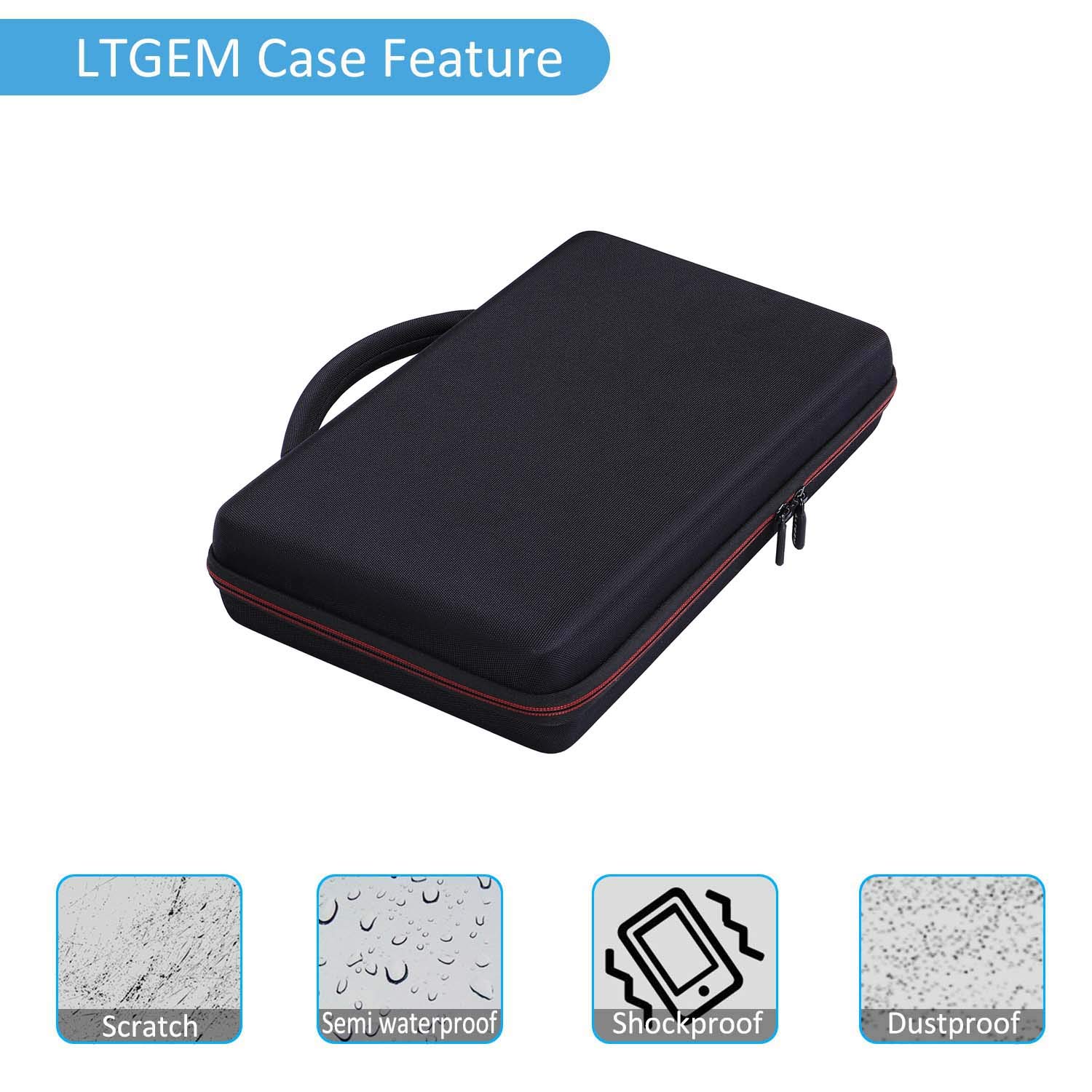LTGEM EVA Hard Case for Novation Launchkey Mini 25-Note USB Keyboard MK2 Controller - Travel Protective Carrying Storage Bag