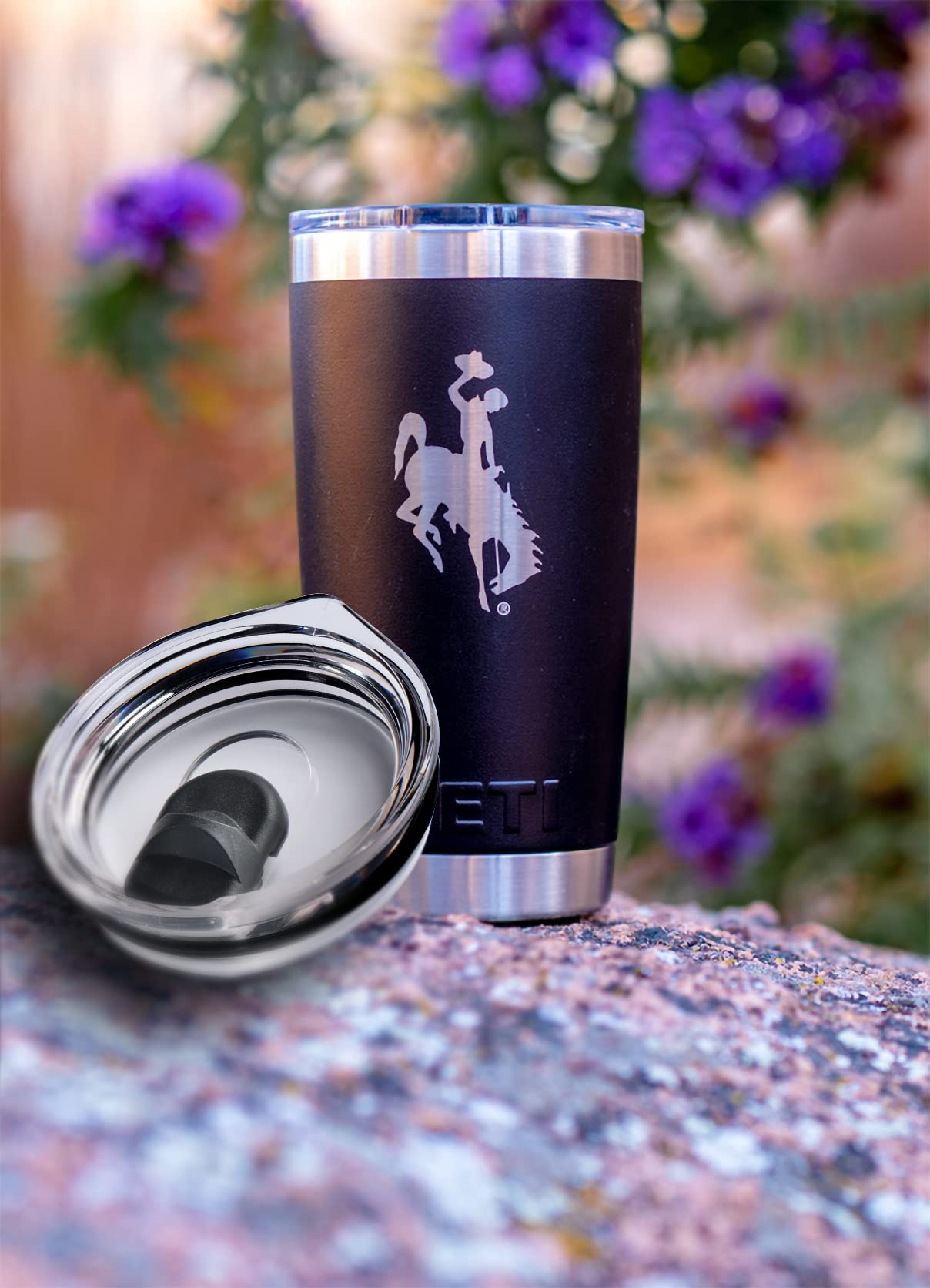Magnetic Spill Proof Slider Lid, ALIENSX Replacement Tumbler Lids for Yeti Rambler, Ozark Trail, Old Style Rtic Coffee Tumbler (20 oz - 1 Pack)