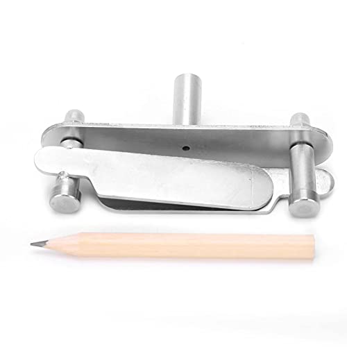 Woodworking Scriber, Marking Center Finder, Stainless Steel Locator Marking Center Finder Center line Tool 60mm, Scribing Gauge