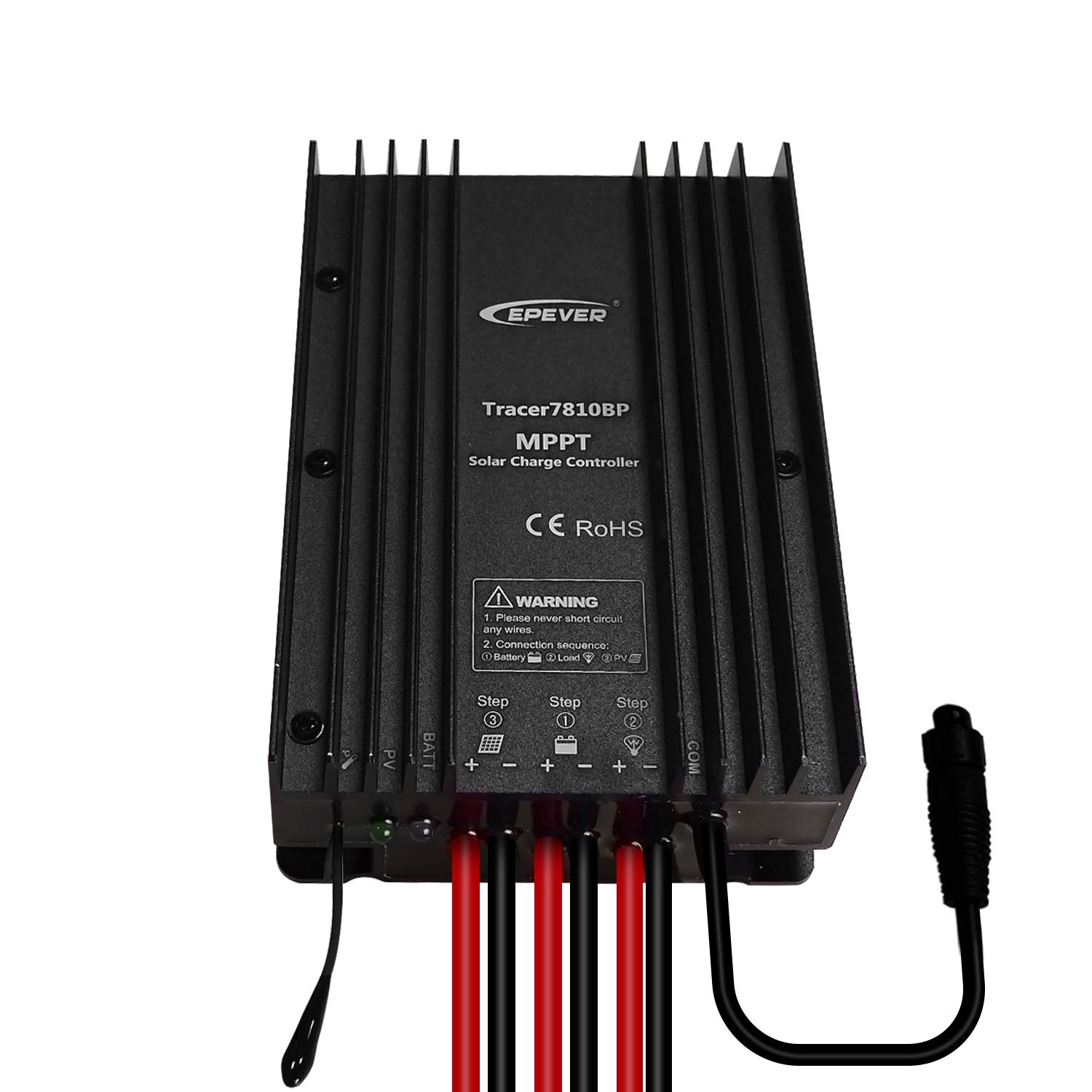 MPPT Solar Charge Controller 30A Waterproof Generator + MT50 Remote Meter + RS485-RS485 Cable, 12V/24V Auto Work, Charging Gel/Sealed/Flooded/Lithium Battery (30A+MT50+RS485-RS485)