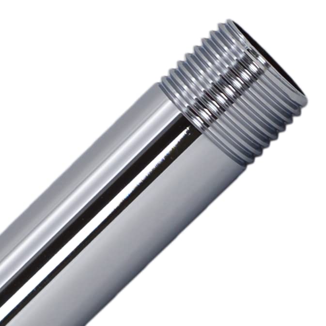 Westbrass 1/2" IPS x 19" Ceiling Mounted Shower Arm with Flange, Polished Chrome, D3619A-26