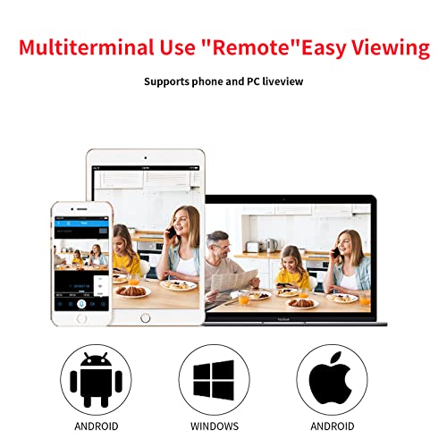 LSHJHWFC Light Bulb Camera, Full HD 1080P Home WiFi Camera, 360 Degree Panoramic Smart Security Remote IP Camera, for Indoor/Outdoor, with Night Vision/Two Way Audio/Motion Detection