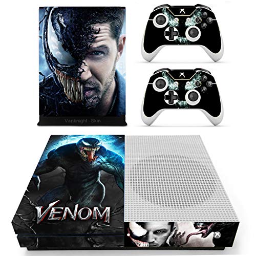 Vanknight Vinyl Decal Skin Stickers Cover Horror for Xbox One S Slim Console Controllers Alien