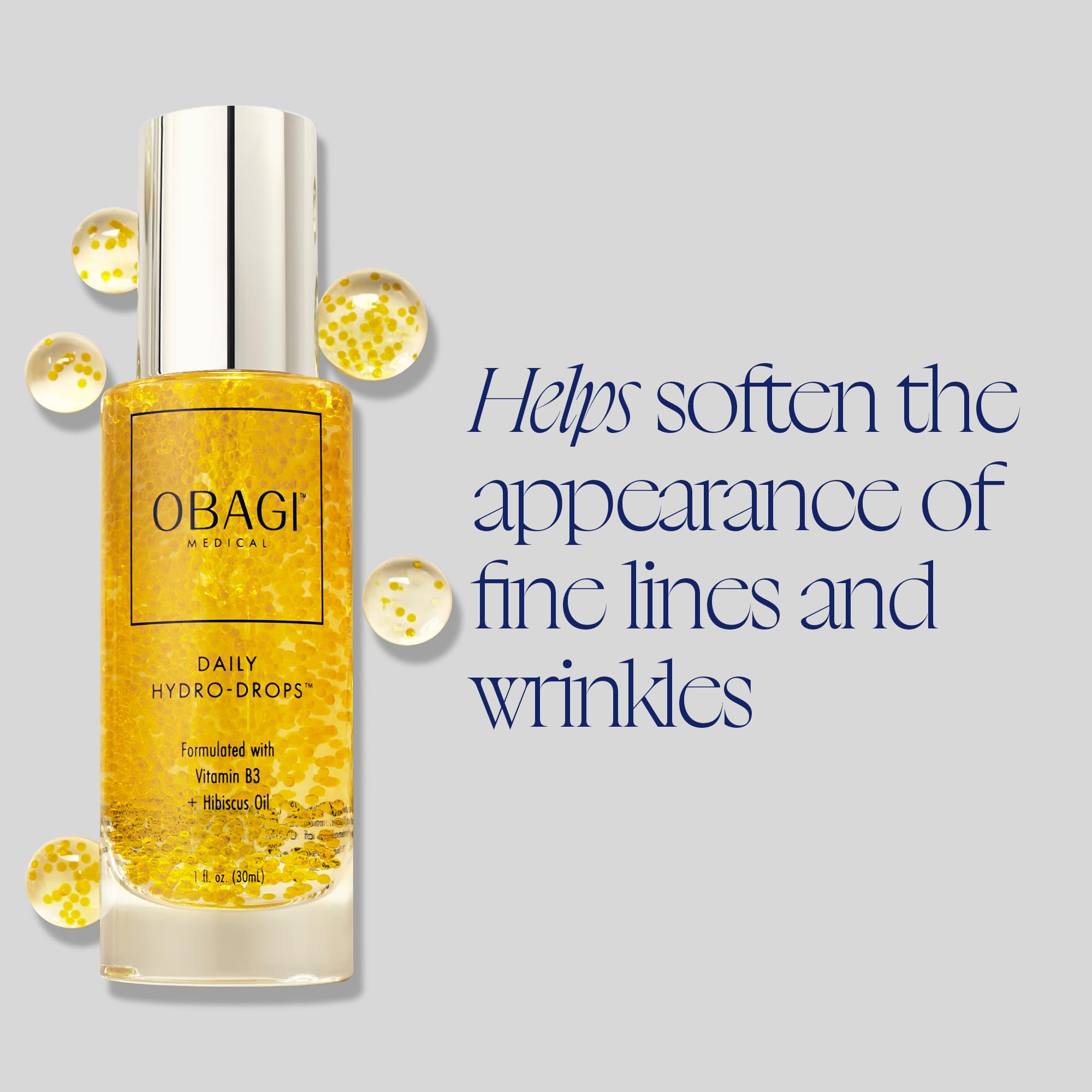 Obagi Daily Hydro-Drops Facial Serum β Hydrates & Helps Soften the Appearance of Fine Lines & Wrinkles β 1 oz