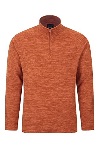 Mountain Warehouse Snowdon II Mens Fleece Burnt Orange Large