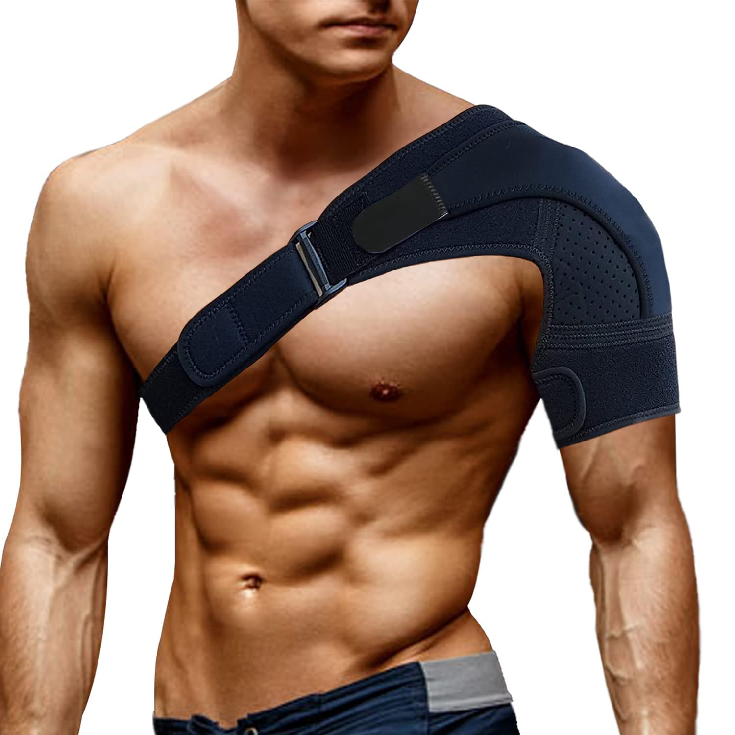 Shoulder Brace for Women & Men - for Torn Rotator Cuff Support Recovery Shoulder Stability,One Sizes - Adjustable Sleeve Wrap for Shoulder Recovery