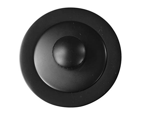 Westbrass Pull & Drain Sch. 40 PVC Bath Waste with One-Hole Top Elbow, Matte Black, D49721-62