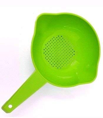 Tupperware Small 1 Quart Colander with Handle in Apple