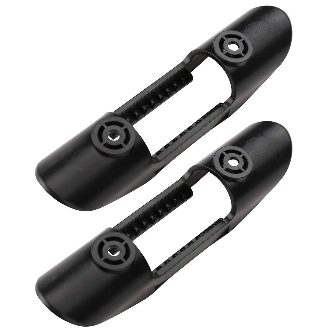 Mayitr Kayak Paddle Accessories Plastic Paddle Holder Clip Black, Kayak Paddle Clip Universal Kayak Paddle Mount Holder Clip & Fishing Net Clip,2 Pcs