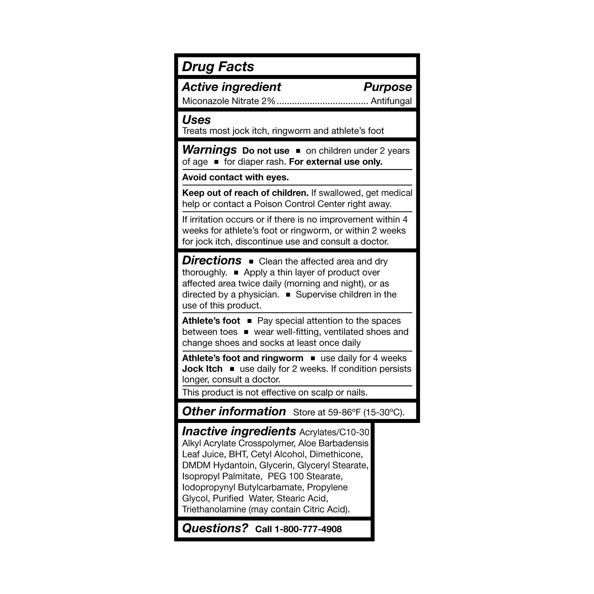 McKesson Antifungal Cream 2% Miconazole Nitrate Cream 4oz Tube (Each), 6391 (Formerly Repara Antifungal Cream)