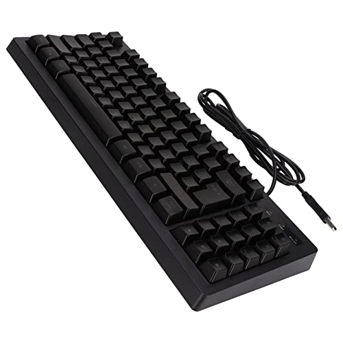 Zyyini Mechanical Keyboard, 89 Keys RGB Mechanical Gaming Keyboard, 11 Multimedia Shortcut Keys, Waterproof USB Wired Gaming Keyboard for PC Computer Gaming Office
