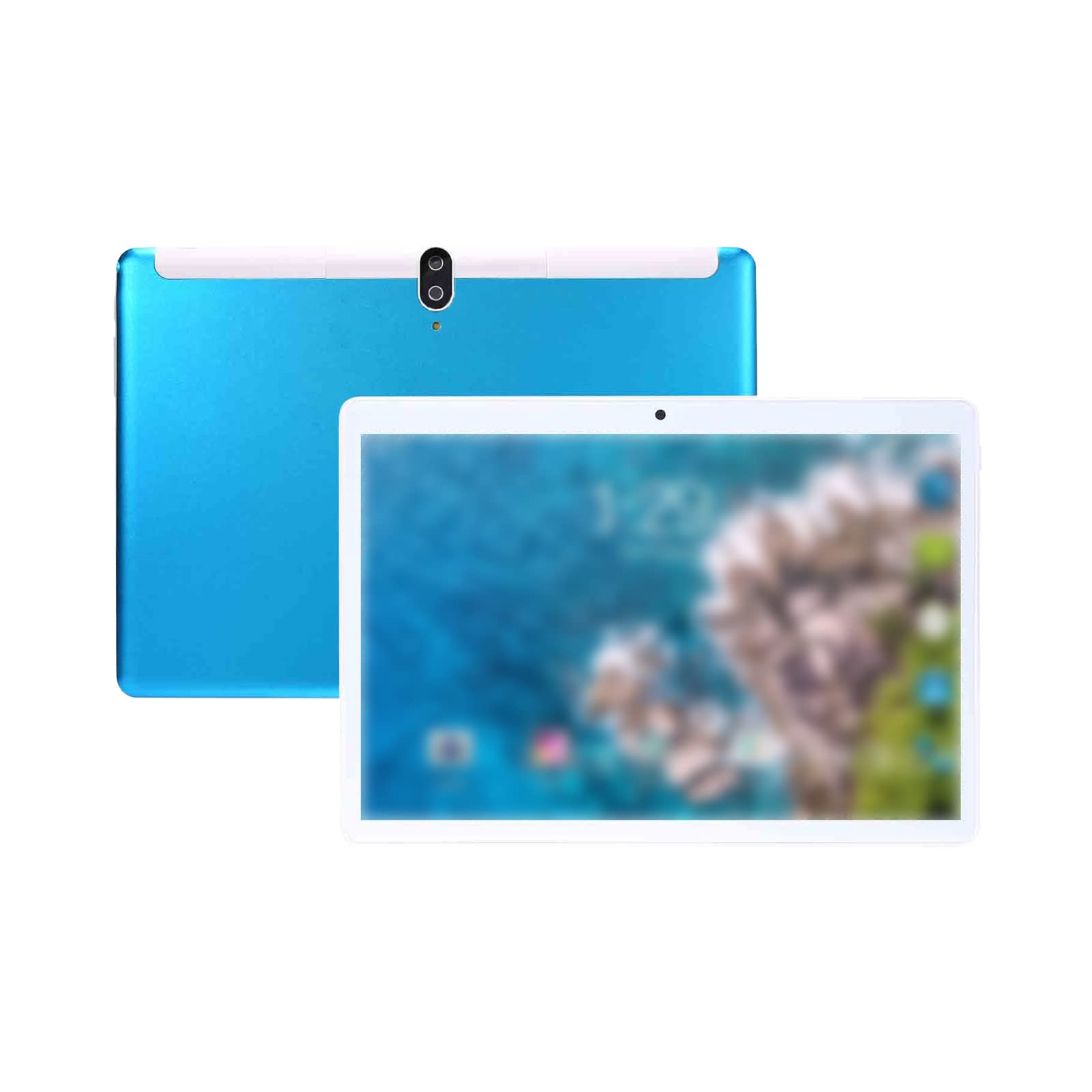 Tablet Android All-New Fire 10.1-inch, 1280 * 800 HD Display Tablets PC, Voice Call Game Video Learning Smart Tablet Built-in WiFi Blue-Tooth GPS, 1GB +16GB, Long Battery Life, Dual Camera (Blue)