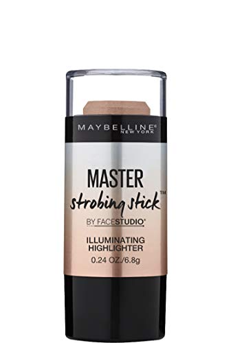 Maybelline Facestudio Master Strobing Stick Highlighter, Medium - Nude Glow, 0.24 oz.