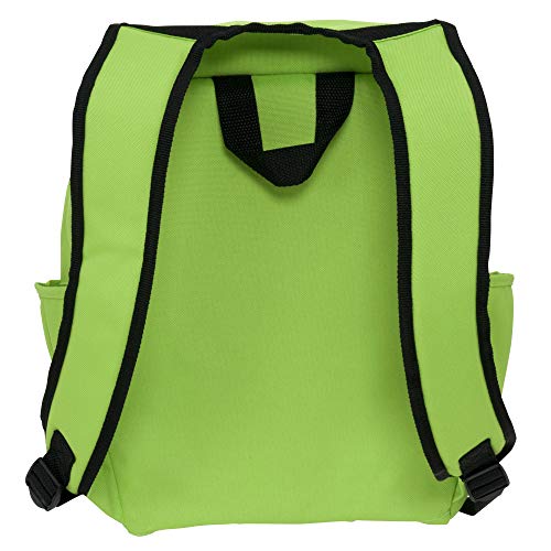 Monster Jam Grave Digger Personalized Backpack with Custom Name Printed on Green Book Bag | Zippered Compartments and Side Water Bottle Pockets | Youth Size School Bag