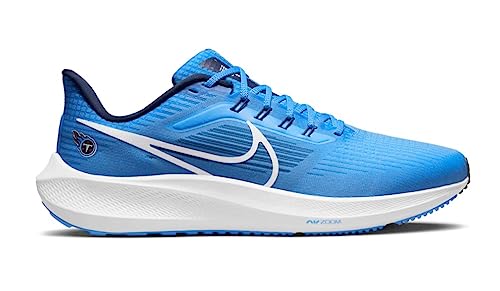 Nike AIR Zoom Pegasus 39, NFL Tennessee Titans, Size 12, Light Blue