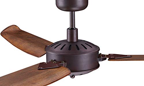 Lucci Air 21101701 Carolina Ceiling Fan 56 Inch, Oil Rubbed Bronze with Dark Koa Blades