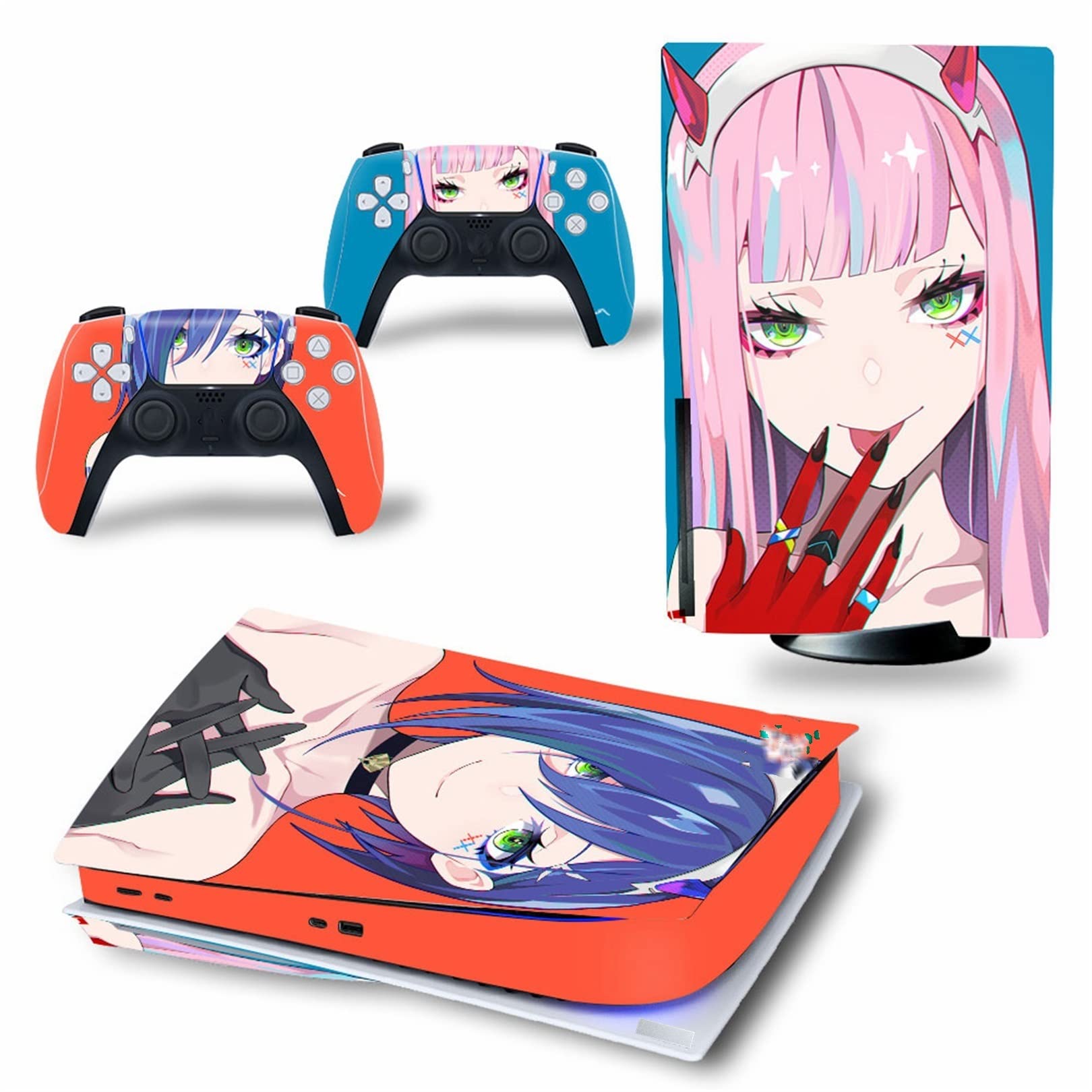 Top factory BUCEN for PS5 Skin Disc Edition & Digital Edition Console and Controller Vinyl Cover Skins Wraps Scratch Resistant, Compatible with for PS5 858072 Anti Scratch (Size : Digital Edition)