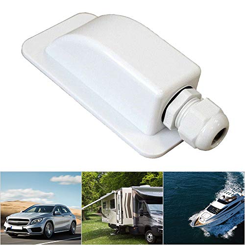 mewmewcat Single Cable Entry Gland Box,Single Cable Entry Gland Box Solar Panel Roof Wire Entry Gland Box Cable Suitable for Motorhome RV Yacht Car