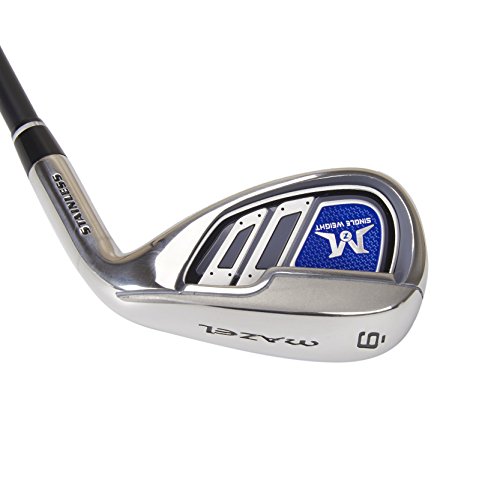 MAZEL Single Length Golf Club Irons Set for Men & Women,Right Handed (Graphite, 4 Iron-PW,AW,SW, Regular, Right)