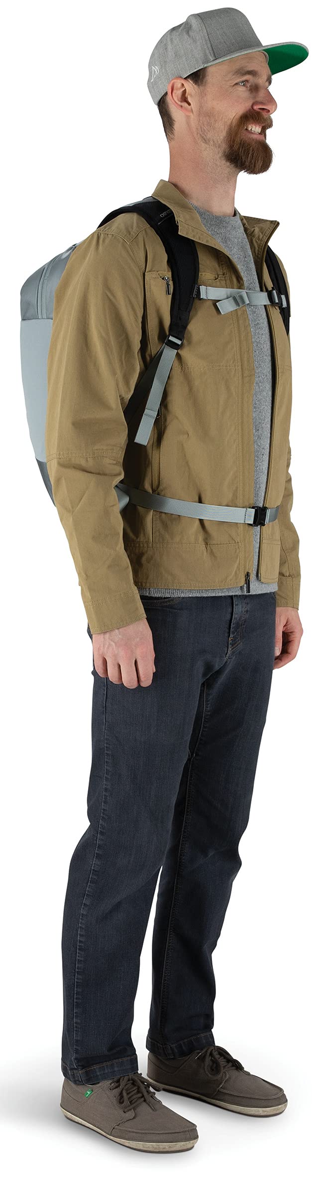 Osprey Transporter Panel Loader Commuter Backpack, Smoke Grey