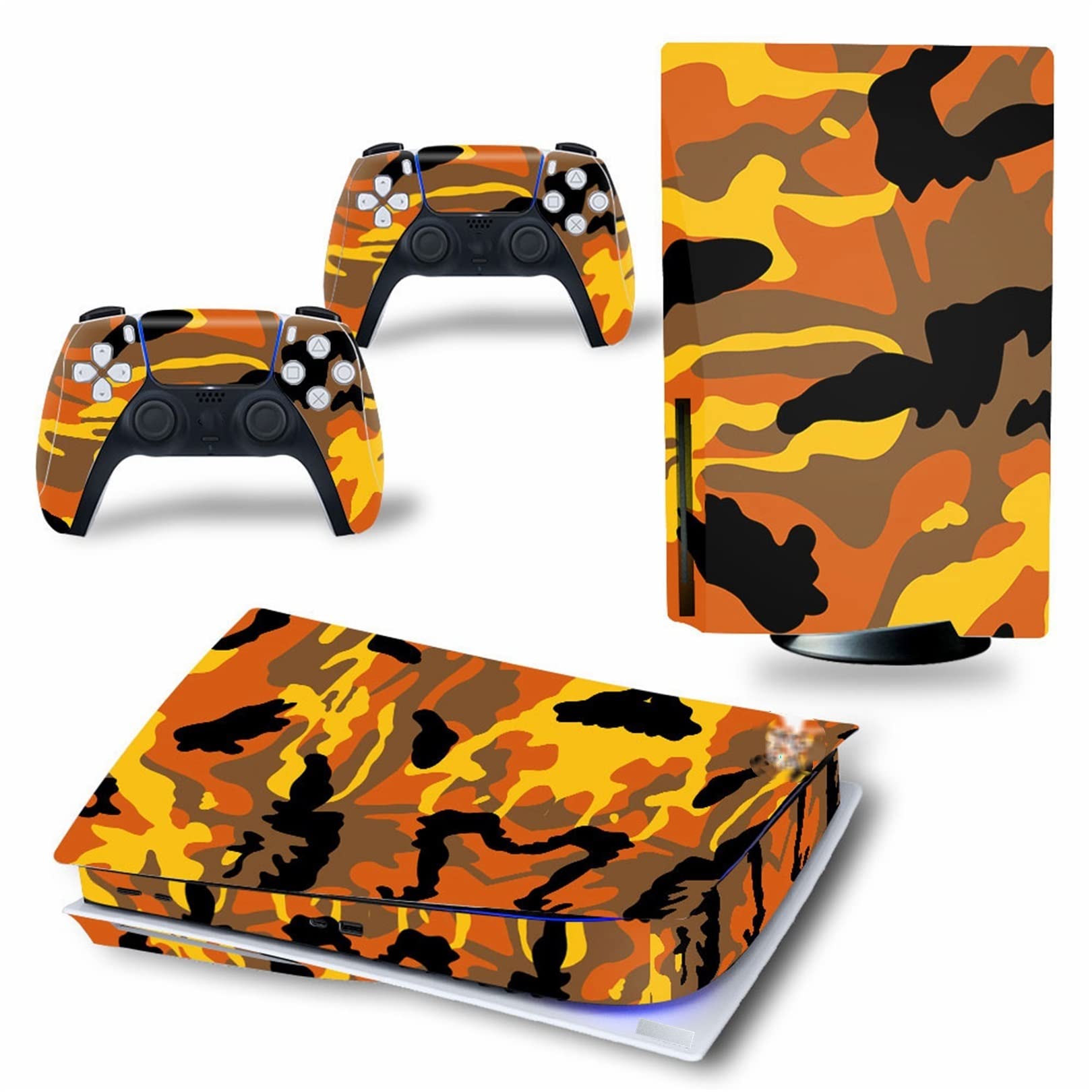Top factory BUCEN for PS5 Skin Disc Edition & Digital Edition Console and Controller Vinyl Cover Skins Wraps Scratch Resistant, Compatible with for PS5 364700 Anti Scratch (Size : Digital Edition)