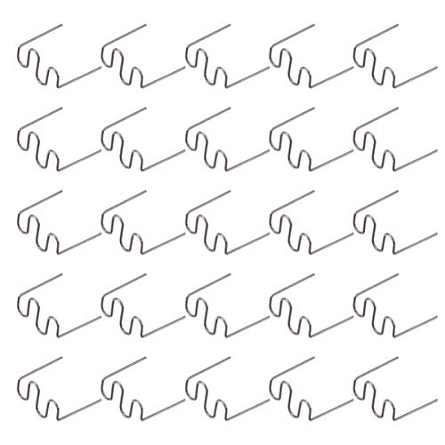 Wakauto 500pcs Welding Rods Hot Staple Repair Machine Plastic Welding Hot Stapler Car Auto Bumper Repair Pre Cut Wave Staples 0.6mm