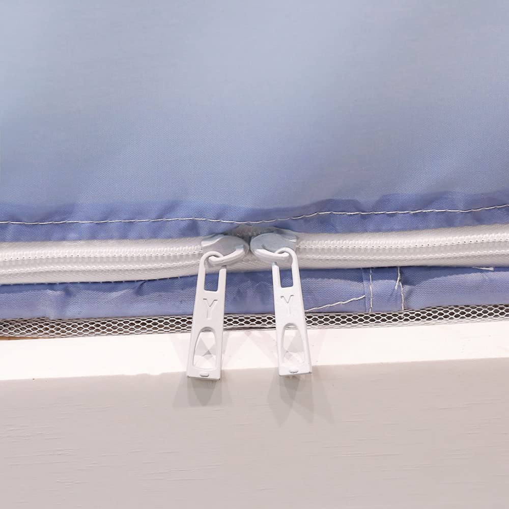 Mengersi Baby Crib Tent,Baby Pop Up Crib Tent to Keep Baby in,Toddler Crib Net Canopy- Mosquito Net (Crib Tent, Blue)(CAN36248)