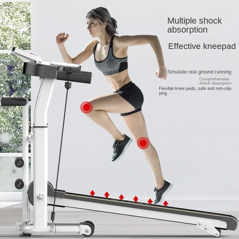 Sports Exercise Powerless Treadmill Household Type Small Ultra Quiet Multi Functional Indoor Folding Mechanical Treadmill ((Black) Basic+Four-in-one Twist Waist (with Protective Belt) is a