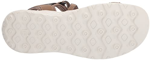 Propét Women's TravelActiv XC Walking Sandals, Tan, 9 Wide US