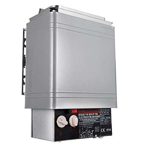 VEVOR Sauna Heater 2KW Dry Steam Bath Stove 110V-120V with Internal Controller for Max.105.9 Cubic Feet Home Hotel Spa Shower