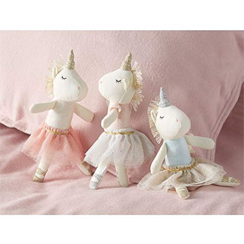 Mud Pie Blue TOP Unicorn Rattle