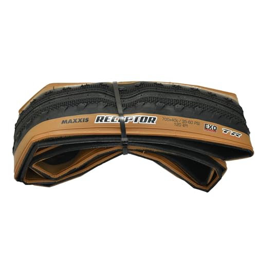 MAXXIS Receptor Gravel Tire 700x40C 120TPI 60PSI Clincher Tire, Dual, Exo Prote, 2 Tire, MX2812