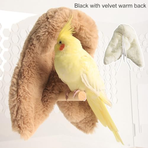 Libcflcc Bird Nest Bird Nest Lanyard Soft Plush Windproof Bird Shawl Nest Corner Parrot Blanket for Pet Cage Accessories Bird Hammock Parrot Shawl