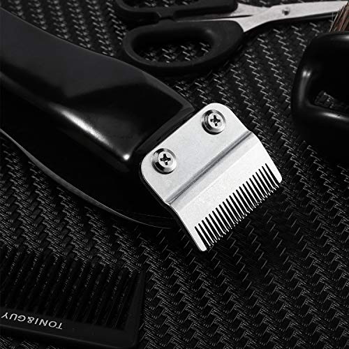 Mudder 2 Sets Adjustable Hair Clippers Blades 2-Hole Hair Trimmer Replacement Blades Compatible with 8148, 1919, 8591, 8509, 2241 and 2240 (Silver)