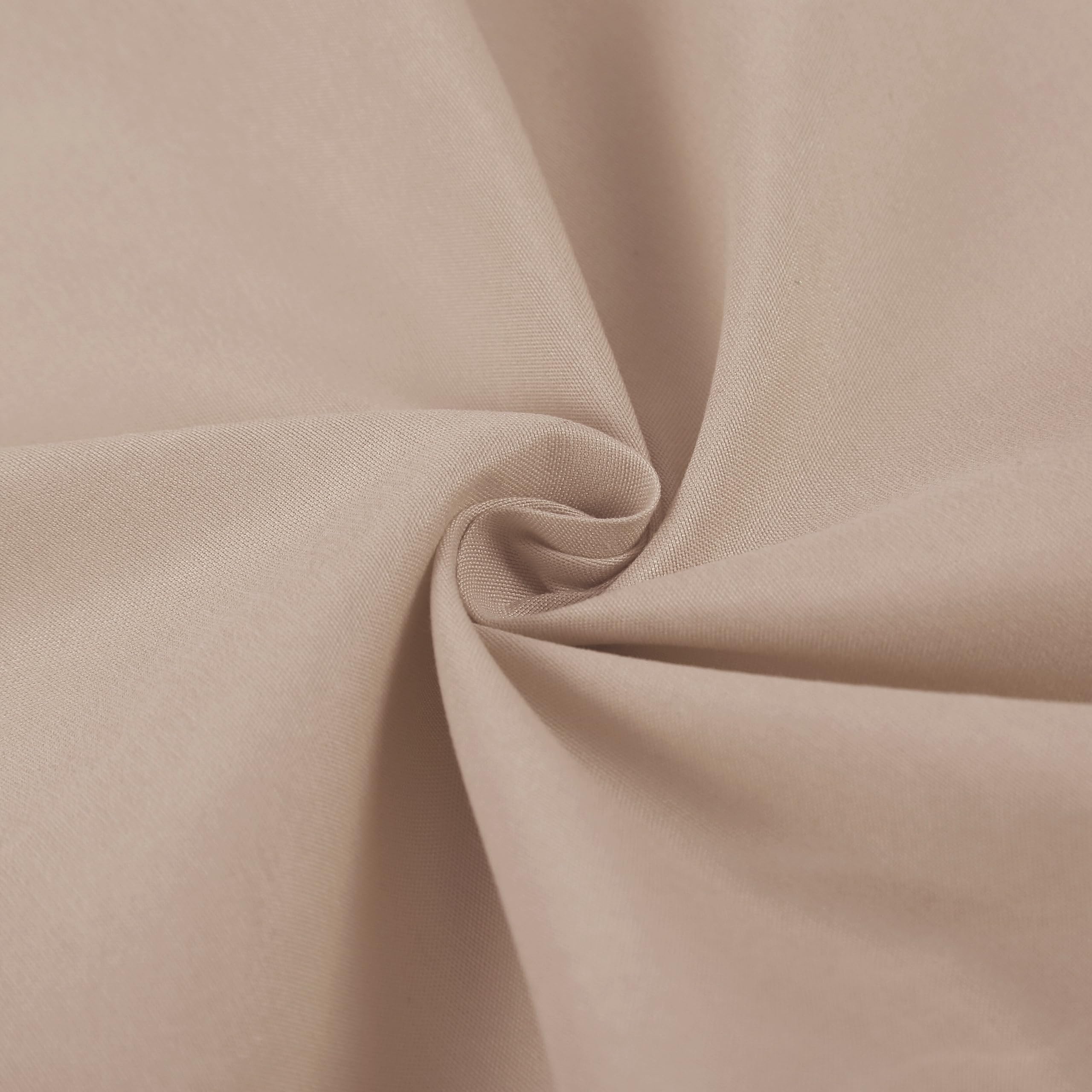 NHNHN Fitted Sheet-Deep Pockets-Soft Microfiber-Easy Care-Shrinkage and Fade Resistant-Fitted Sheets Queen Size for Girl Woman Teens Kids-Only 1 Fitted Sheet Queen Beige