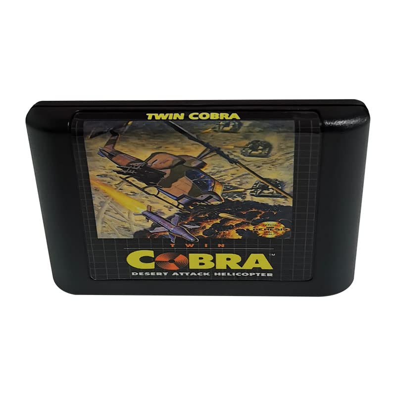Twin Cobra Game Cartridge - Games 16 Bit MD Game Card For PAL And NTSC Version