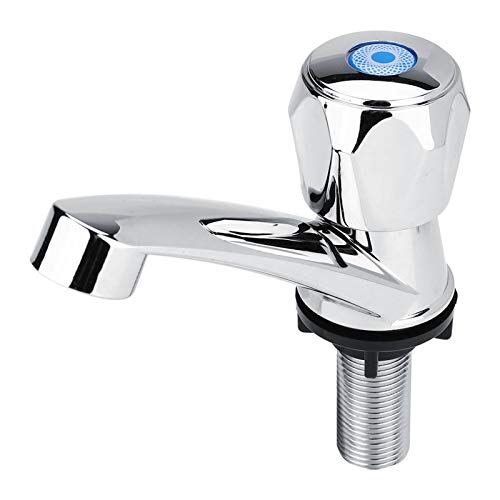 Watris Veiyi Single Cold Faucet Water Tap, ABS Water Tap, Cold Water Faucet, Bathroom Basin Kitchen Sink Accessories G1/2(20mm)(Diamond)