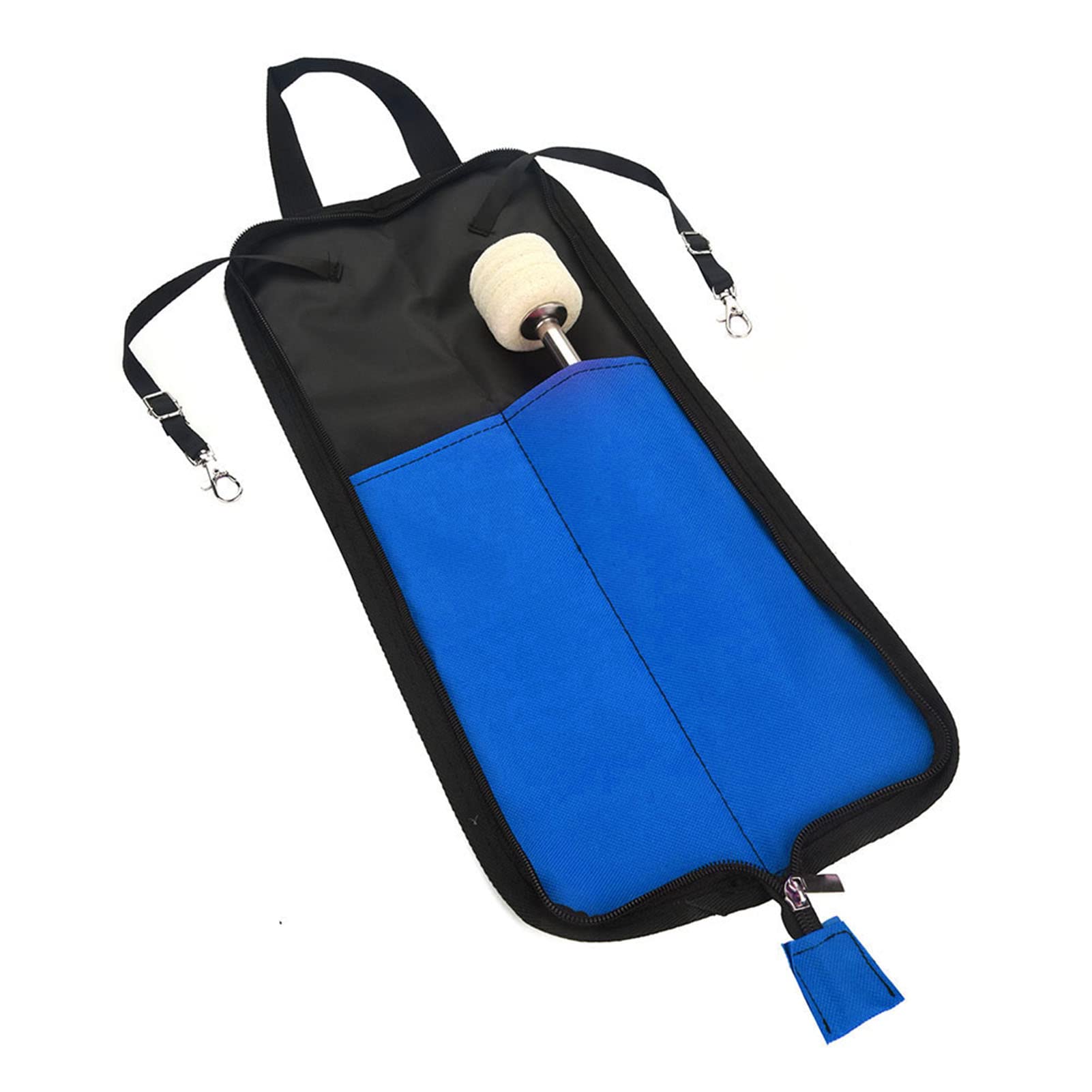 MAYIWO Drum Stick Case, Drum Stick Bag, Drumsticks Bag Drum Accessories, Drum Stick Holder for Mallets for Storage Hanging Bag Drumstick Portable(Black)