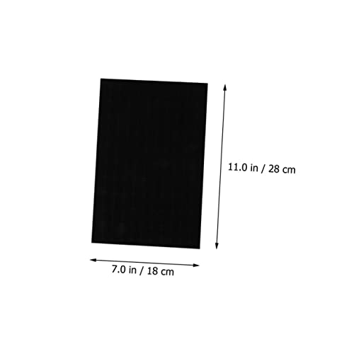 NOLITOY 2pcs Box Jewelry Sponge Pad Earrings Showcase Tray Necklace Foam Insert Ring Holder Black Ring Insert Rings Insert Mat Ring Display Pad Black Earring Sponge Liner Mosaic Ring Frame