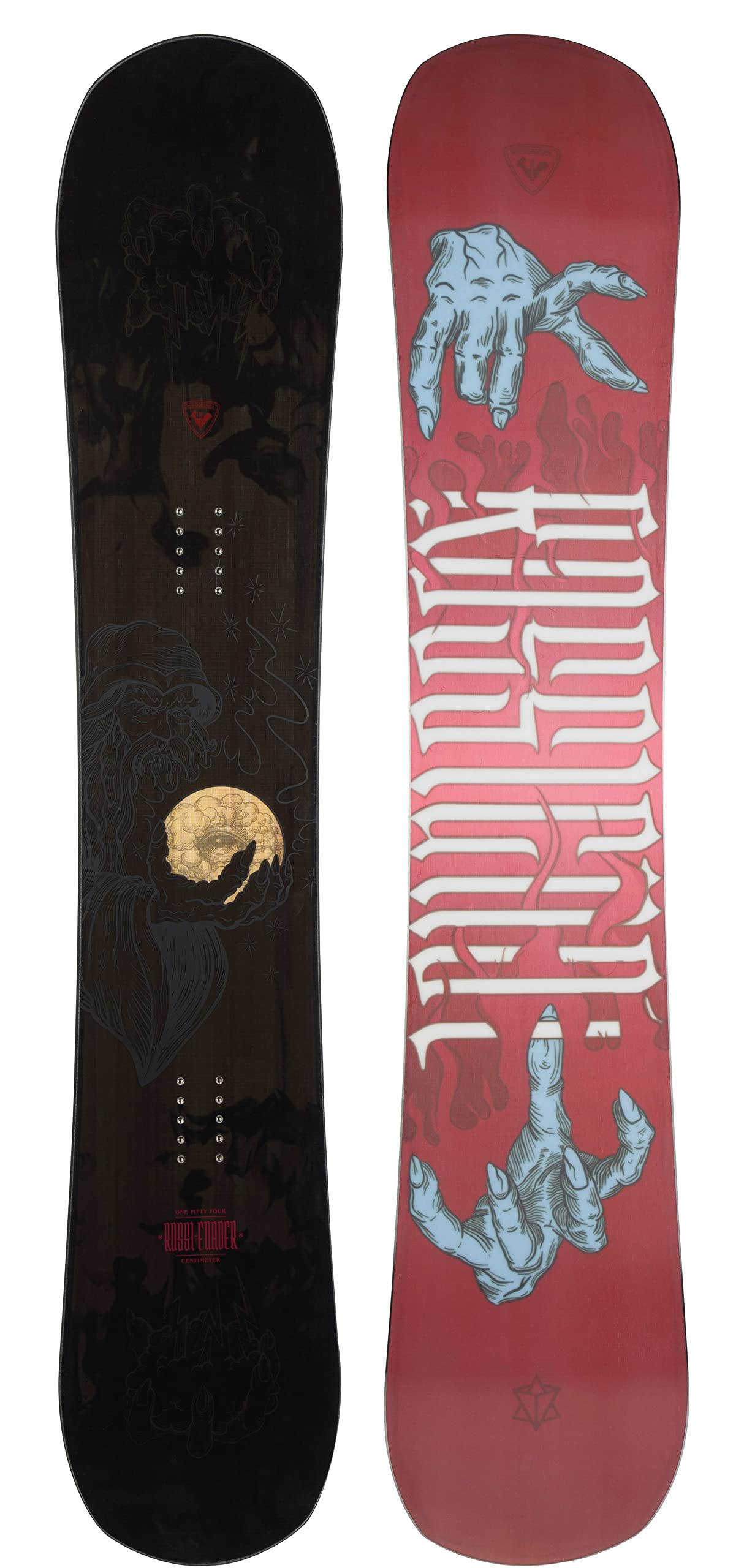 Rossignol Evader Wide Snowboard Mens 160cm (W) + Battle Bindings Black/Red XL