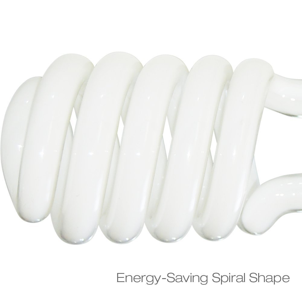 LimoStudio [4 Pack] 65 Watt CFL, Compact Fluorescent Light Bulb, 300 Watt Equivalent, 6500K Pure White Balance Daylight for Photography Video Studio, Multi Purpose, AGG872