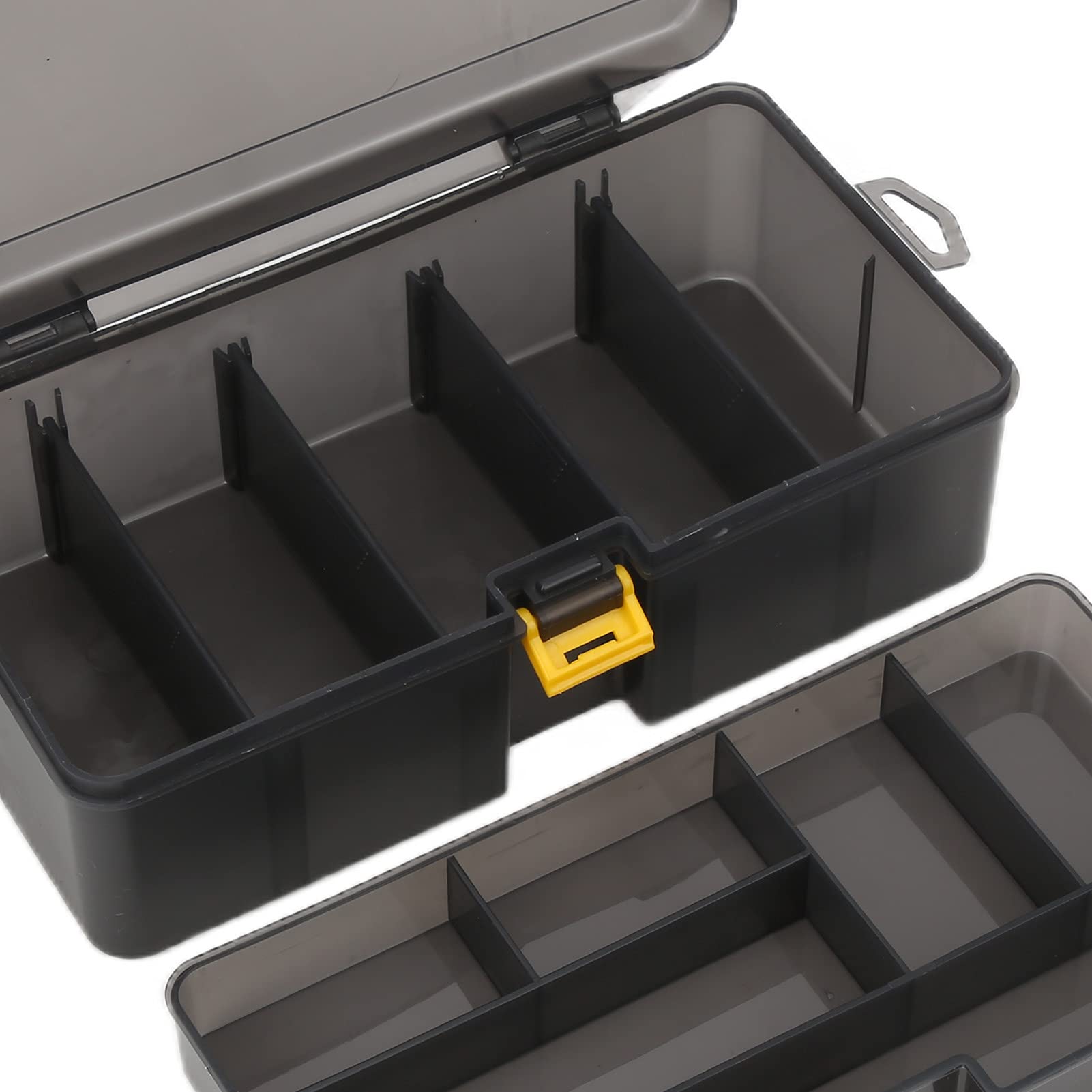 plplaaoo Lure Box, Tackle Boxes,Small Tackle Box Organizer,Double Layer Multifunctional Plastic Fishing Tackle Accessory Box for Storage and Sorting of Fishing Tackle, Easy to classify, Tackle Box