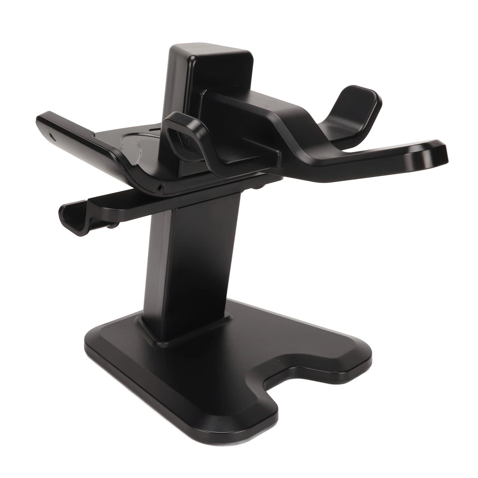 VR Headset Display Stand, Easy to Install, Spacesaving VR Stand, Antiscratch Protection for Stores (Black)