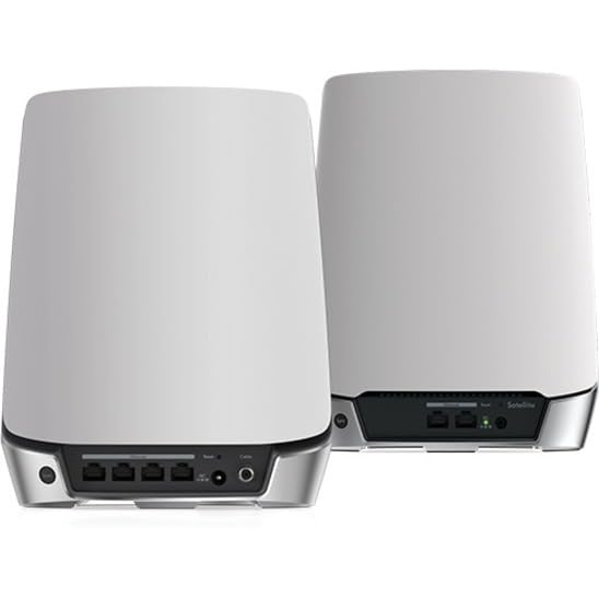 NETGEAR Orbi WiFi 6 Cable Modem Router + Satellite Extender, AX4200, Covers 5000 sq. ft., 40+ Devices