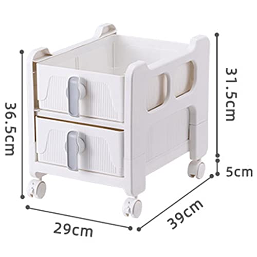 YUEGOO Kitchen Sinks Solid Under Sink Storage Cabinet Organizer Drawer, for Bathroom and Kitchen Under Bathroom Sink Organizers and Storage Under Sink Rack Shelf/White/29 * 39 * 36.5cm