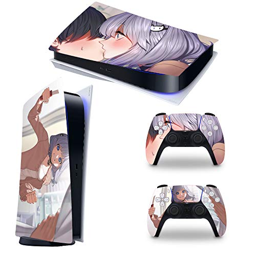Onii chan - PS5 Standard Edition Skin Console and 2 Controller, Vinyl Decal Sticker Full Cover Protective
