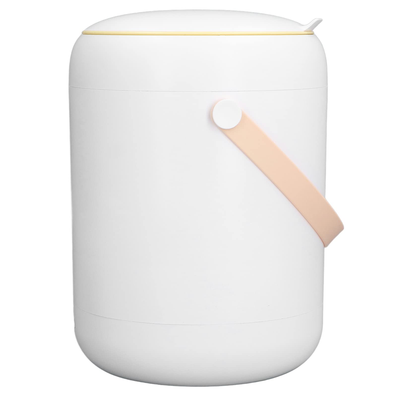 Portable Washing Machine, Small Washer Proof Built in Draining Fence 3L Capacity Healthy Automatic Shutdown Waterproof Cover for Apartment white